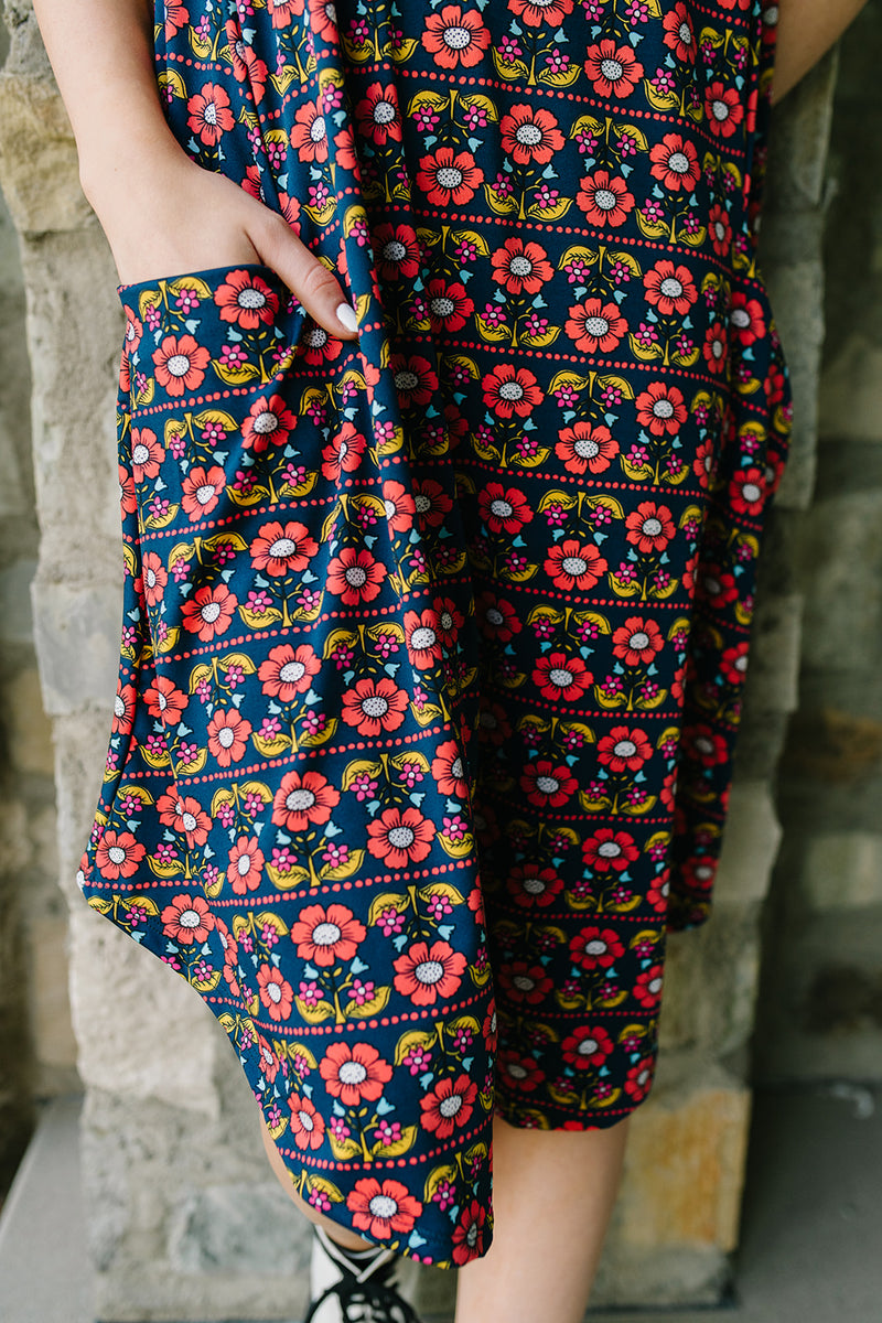 April Dress Swiss Floral – london bridges clothing