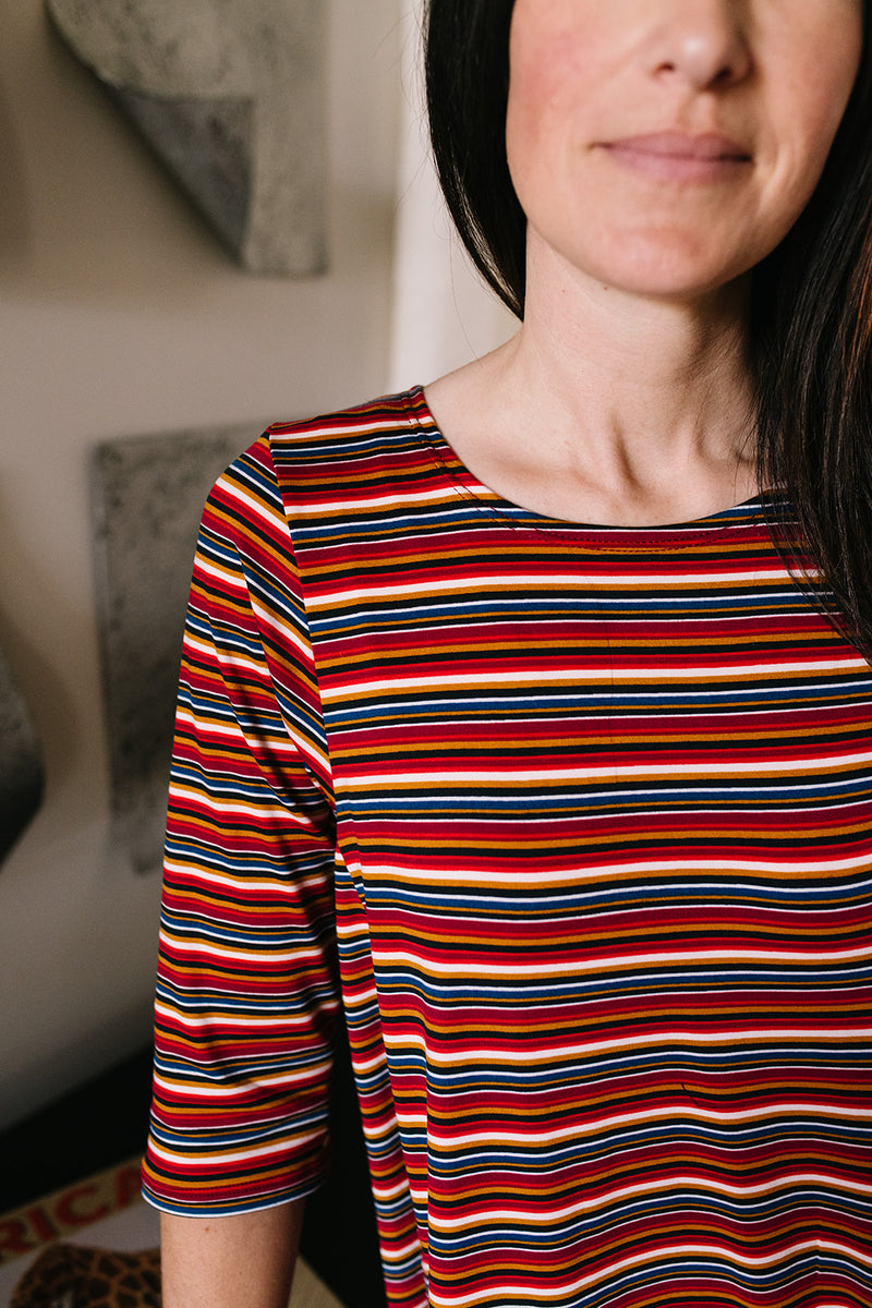 Jessi Dress Red Stripes – london bridges clothing