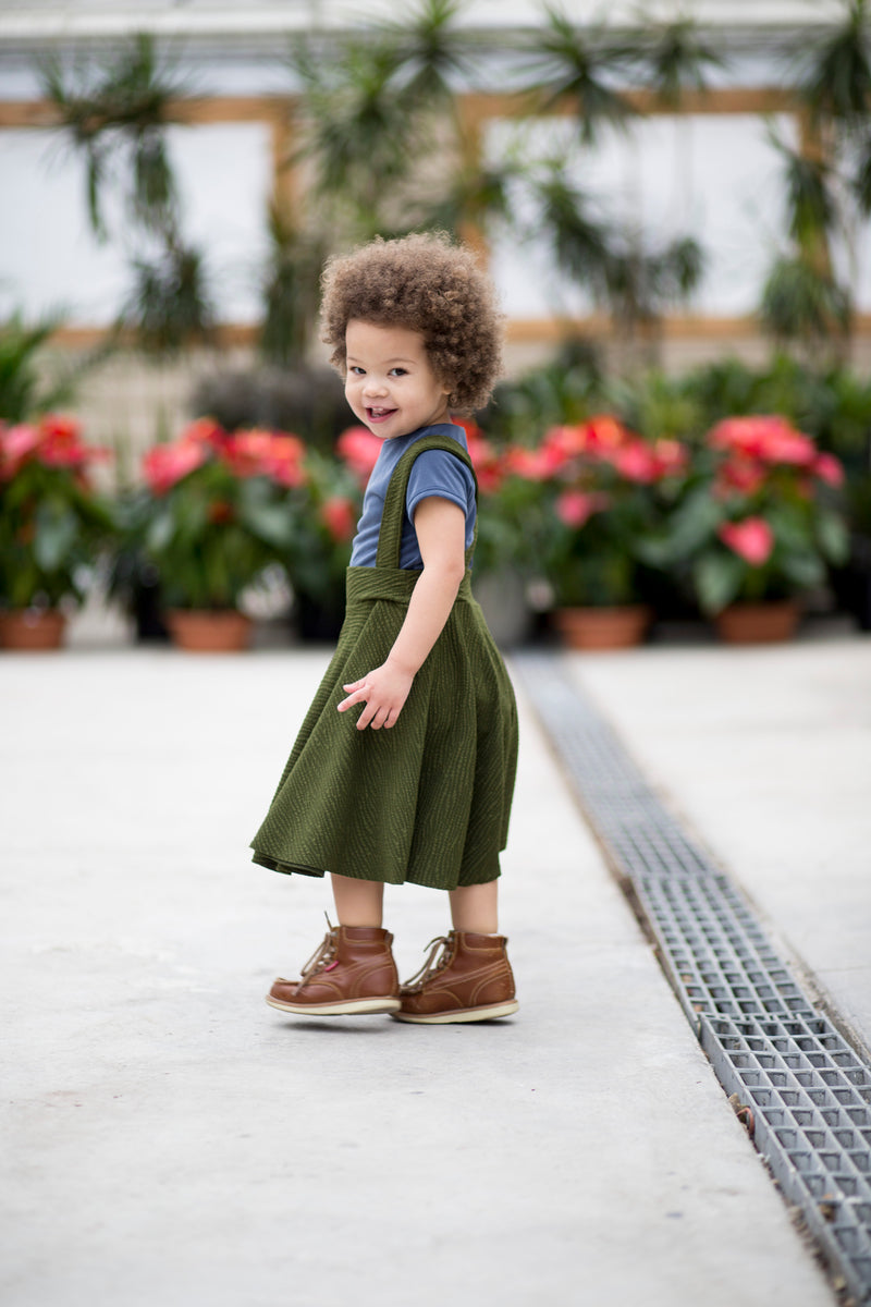 Afton Skirt Green – london bridges clothing